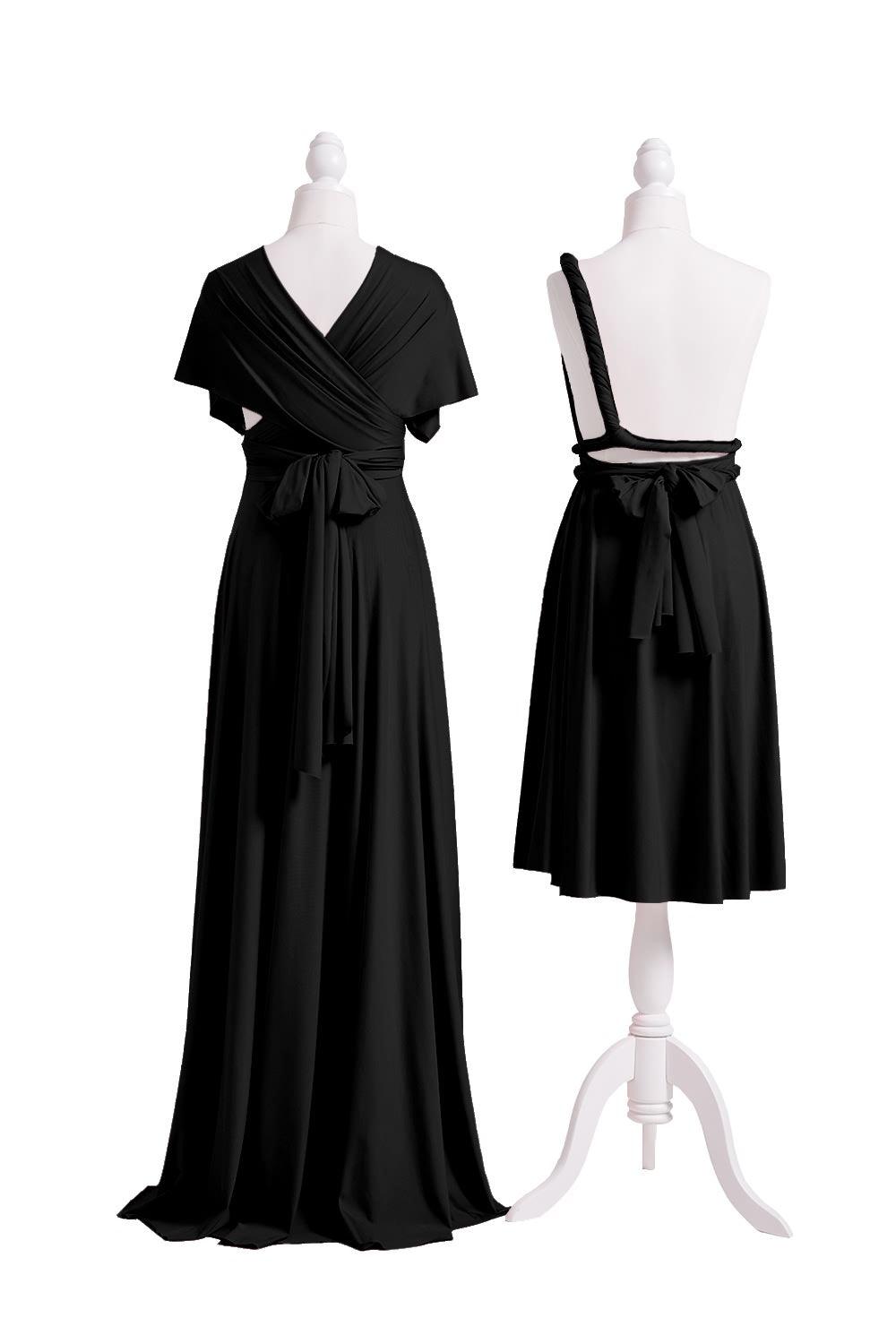 Buy Black Multiway Convertible Infinity Dress – InfinityDress.ca