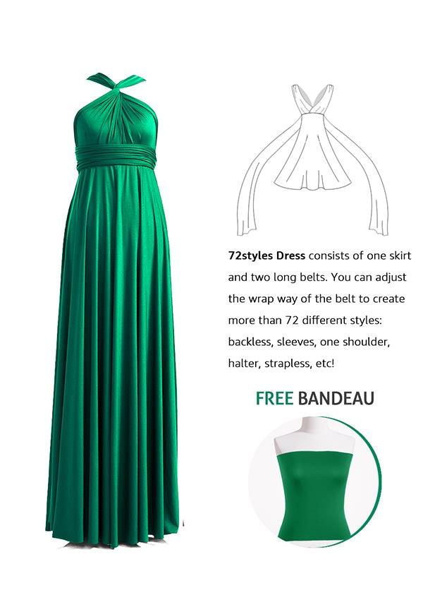 Buy Emerald Green Multiway Convertible Infinity Dress – InfinityDress.ca
