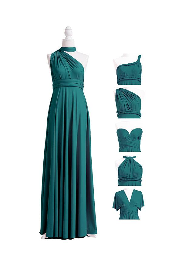 Buy Teal Multiway Convertible Infinity Dress – 72Styles