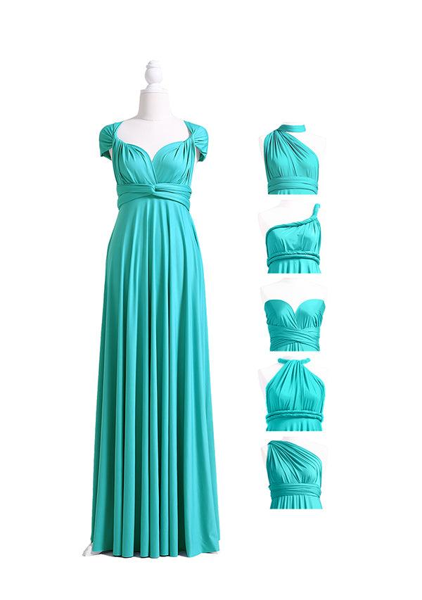 Buy Turquoise Multiway Convertible Infinity Dress – 72Styles